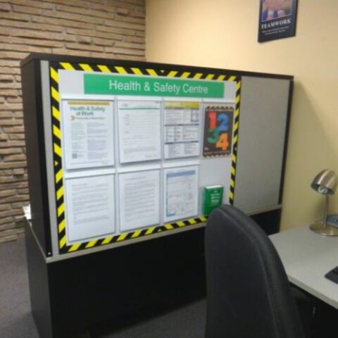 Health and Safety Boards | Custom Designed Display Systems